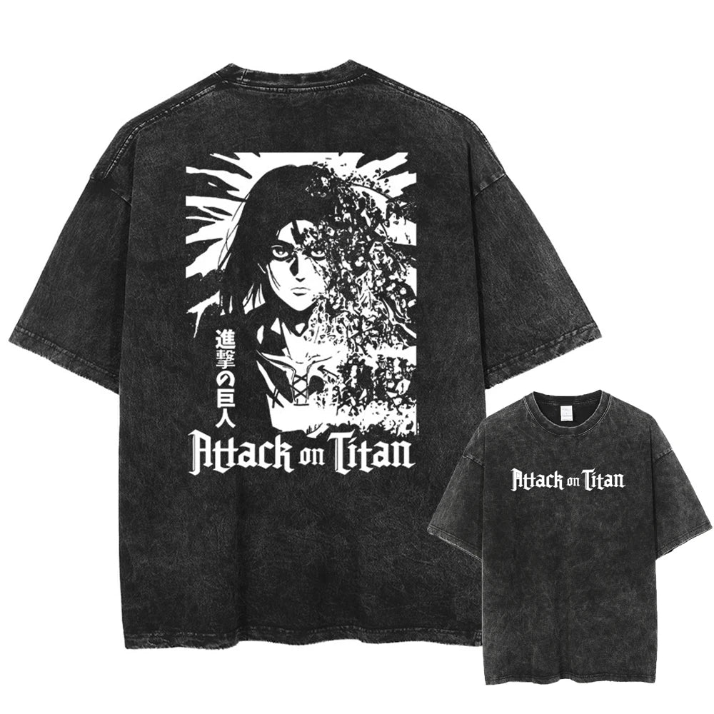 Attack on Titan Final Form Oversized Vintage T-Shirt