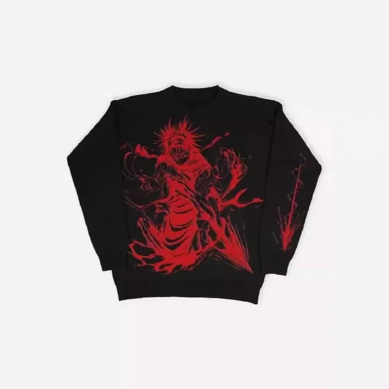 Jujutsu Kaisen Choso Cursed Technique of Blood Oversized Handknit Swea