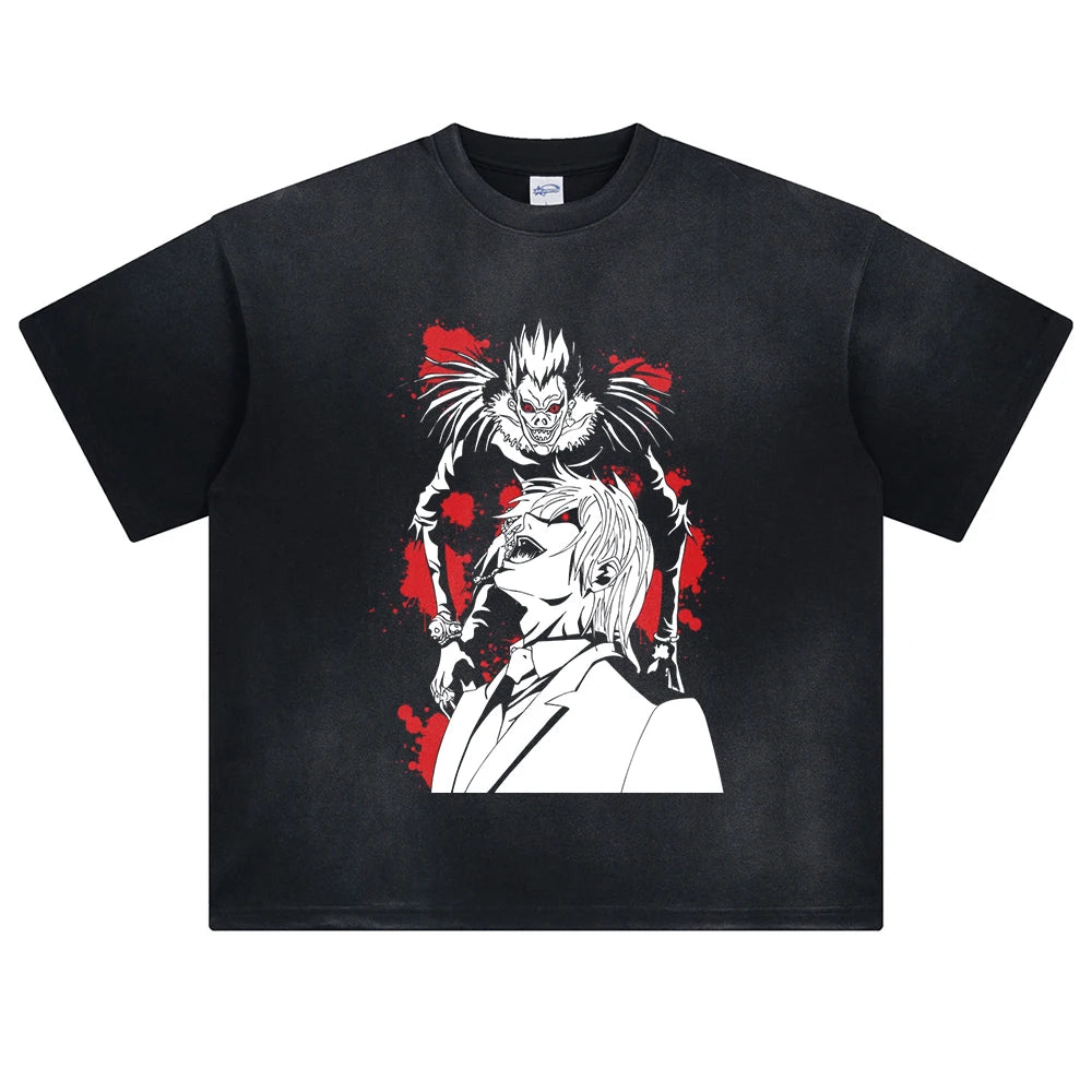 Death Note Divine Justice Oversized Vintage T-Shirt