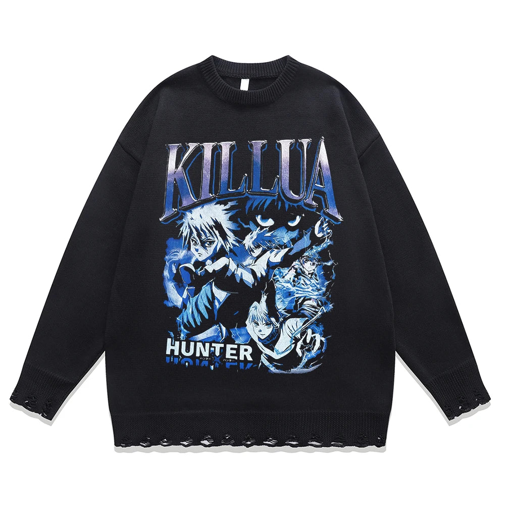 Hunter x Hunter Killua's Assassination Longsleeve Crewneck Sweater